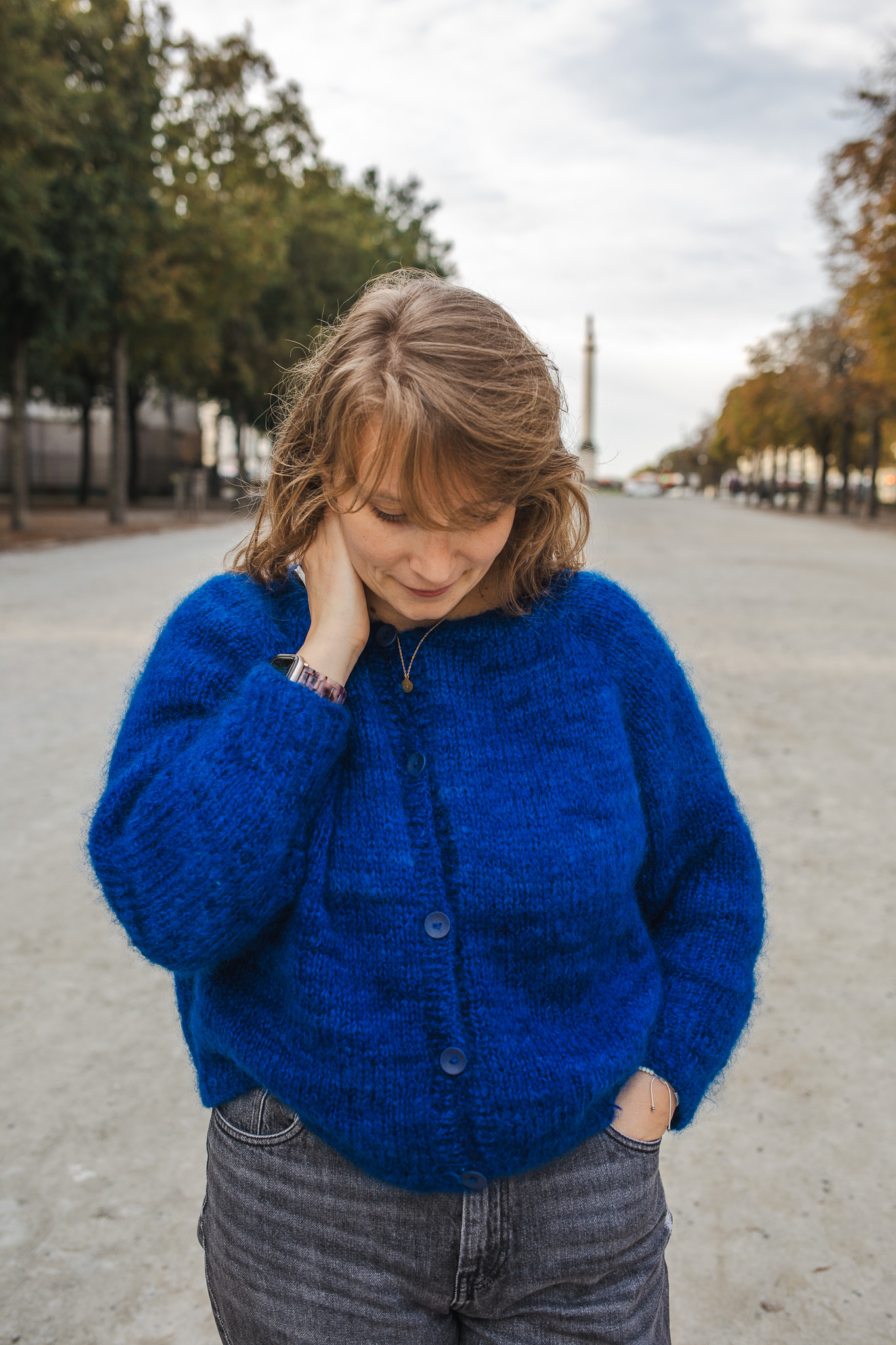Léon Blue Cardigan ENG